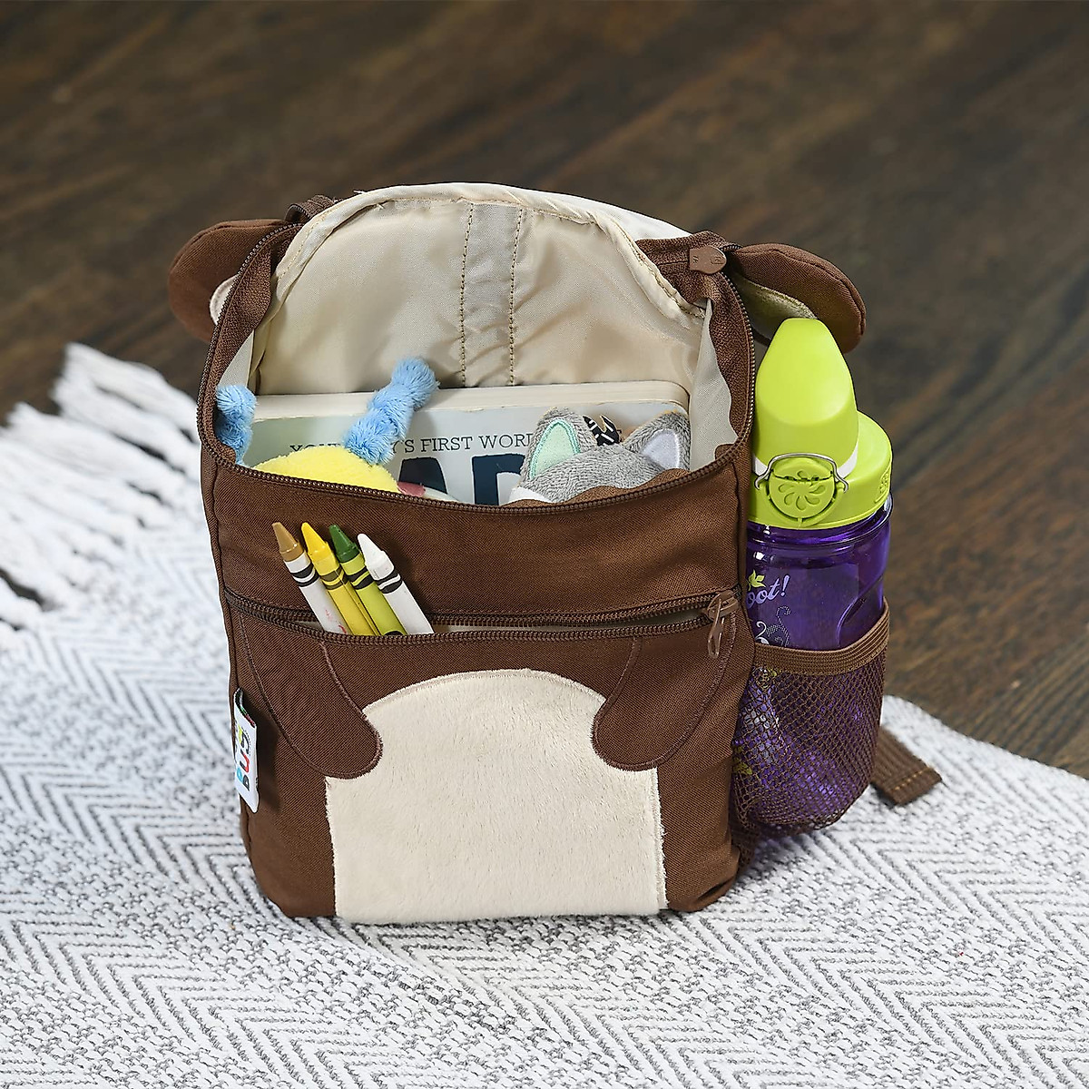 Travel Bug Toddler Safety Backpack Harness with Removable Tether (Monkey)