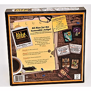 All Rise Board Game - The Ridiculous Game of Off-The-Cuff Storytelling and Courtroom Debate!