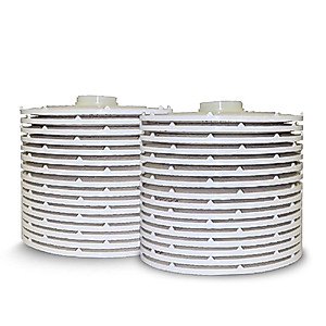 HNZXIB 12" Lenticular Filter Housing with 2 Filter Stacks Alcohol Syrup Beer Filtration