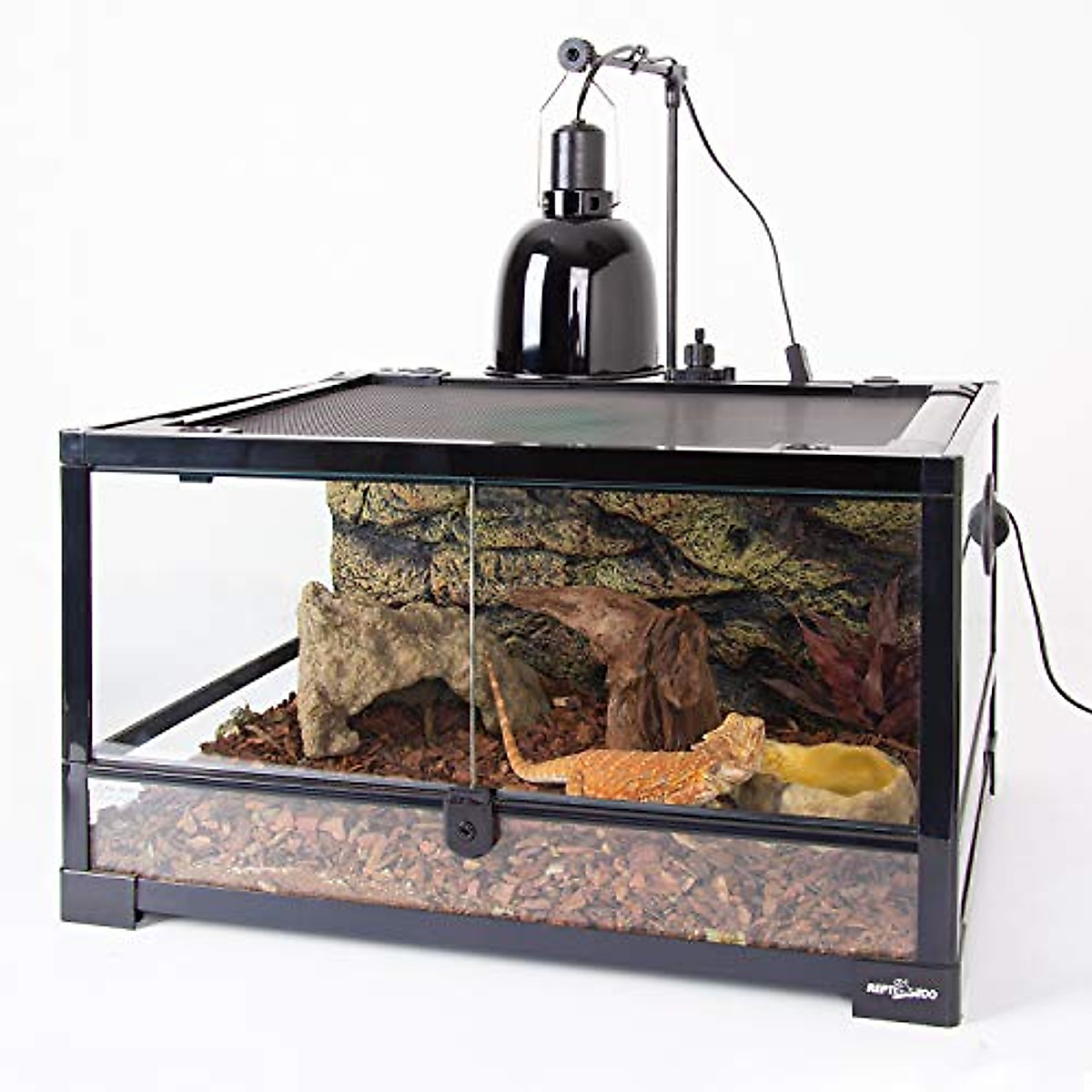 REPTIZOO Energy Saving Lamps UVB Bulb,Spiral Compact 15 Watts UVB 10.0 Reptile Light Bulb Fit for Desert Type Reptile/Snake/Lizard/Insect/Leopard Tortoise