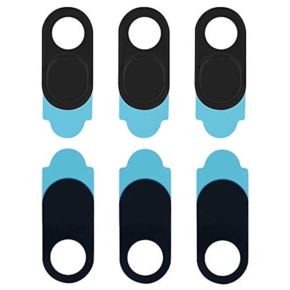 Simple Webcam Cover Sticker, Camera Protect Sticker, Security for Phone Smartphone Len(Black)