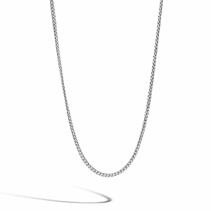 John Hardy Icon Classic Chain Collection Women's Chain Necklace, 3.5MM 925-Sterling Silver Hand-Woven Luxury Necklace with Pusher Clasp, Size 16"