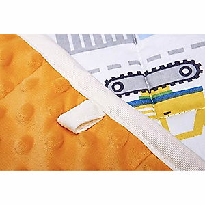 Sleepymoon Weighted Blanket| for Adult Kids| Twin Queen/Full King Size| Breathable Organic Sensory Heavy Blanket Cooling with Glass Beads for Better Sleep (36''×48'' 5lbs, Car)