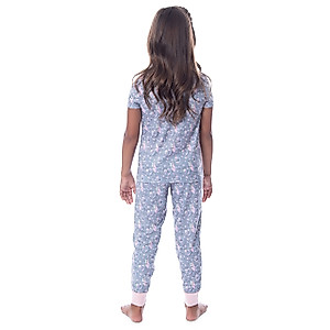 INTIMO Barbie Girls' Unicorn Barbie Skipper Shirt And Pants Jogger Pajama Set (4/5)