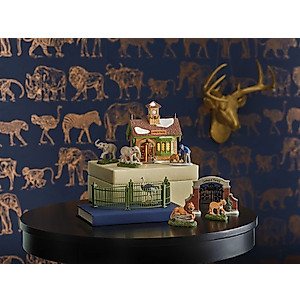 Department 56 Dickens Village Accessories Zoological Gardens Elephants Figurine Set, 2.7 and 2.25 Inch, Multicolor
