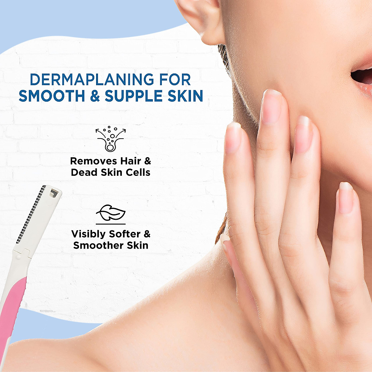 FURR Dermaplane Razor for Women | Face Razors for Women | Eyebrow Razor | Facial Razors for Women Face | Dermaplaning Tool | Dermaplaning Tool for Face | Can Use Each Up to 5 Times