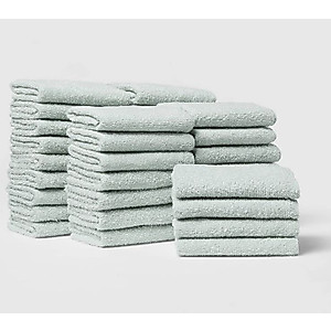 36 Pack Washcloth Bundle - Room Essentials™ Mint Color