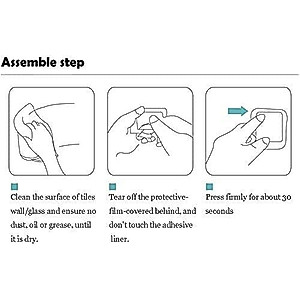 Koksi Self Adhesive Hooks Stainless Steel 3M Adhesive Wall Hanger, Waterproof Heavy Duty Sticky Wall Hooks Toilet Rust-Proof Bath Towel Hanger for Bathroom Bedroom Kitchen (2, Silver)