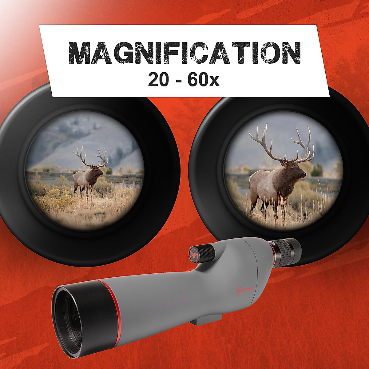 Firefield 20-60x60SE Spotting Scope Kit - Gray