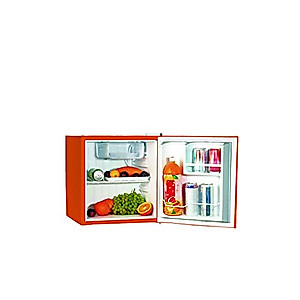 Frigidaire EFR115-ORANGE 1.6 Cu Ft Compact Fridge for Office, Dorm Room, Mancave or RV, Orange