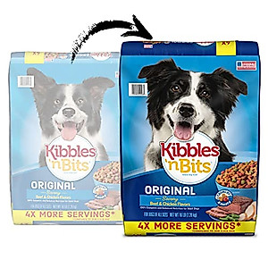 Kibbles 'n Bits Original Savory Beef & Chicken Flavor Dry Dog Food, 31-Pound