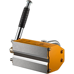 Mophorn Lifting Magnet with Release,660 Lbs Pulling Force - Steel Magnetic Lifter,Neodymium - Permanent Lift Magnets,Heavy Duty - for Hoist, Shop Crane, Block, Board