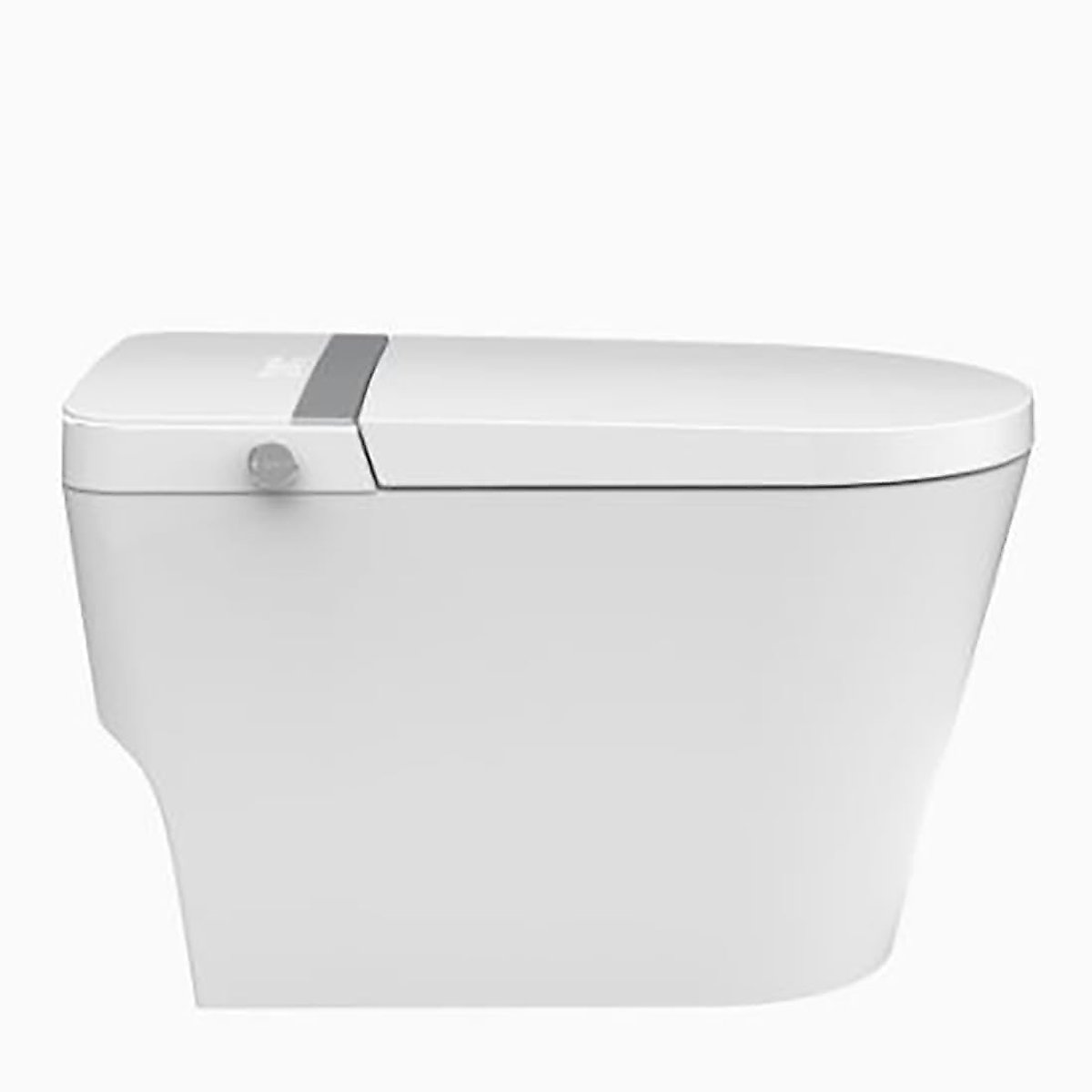 MiroroTankless Smart Toilet with Built-In Bidet, Heated Seat, Warm Water and Dry, with Foot Sensor and Temperature Display, Auto Flush, Auto Open & Close Lid, Wireless Remote Control