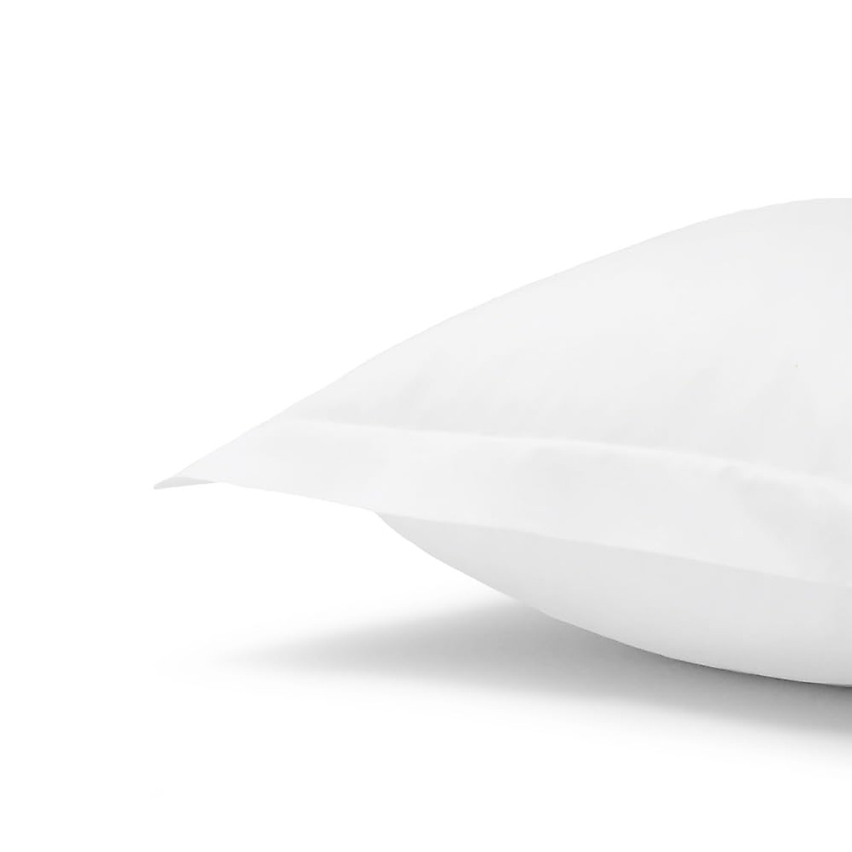 Jennifer Adams 400 Thread Count 3 Piece Cotton Sateen Duvet Cover and Sham Set (Queen/Full, White)