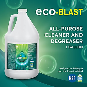 ECO-BLAST All-Purpose Cleaner & Degreaser – Heavy-Duty Grease & Stain Remover for Home, Kitchen, Garage & Industrial Use, Surface-Friendly Cuts Through Tough Dirt – 1 Gallon