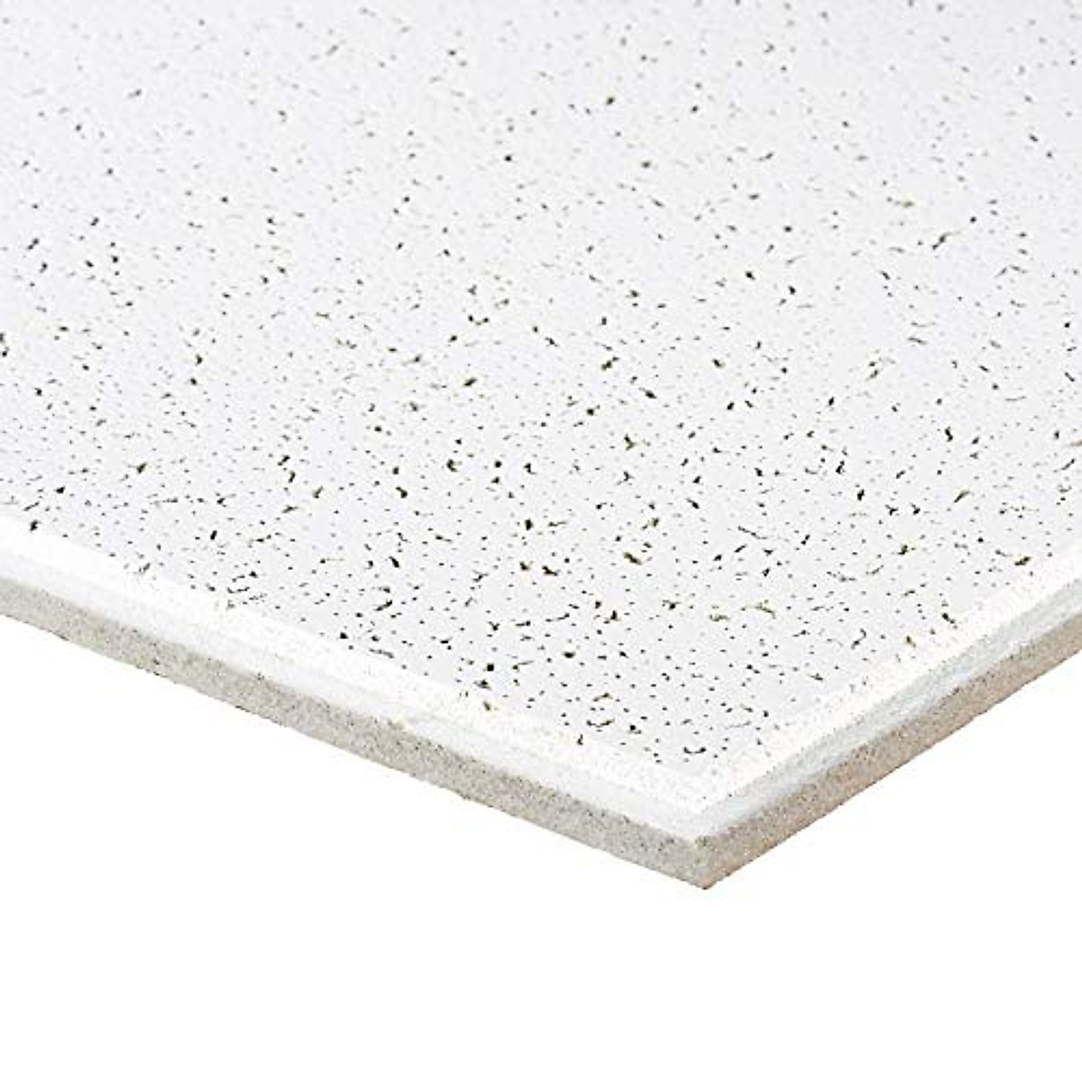 Armstrong Ceiling Tiles; 2x4 Ceiling Tiles - Acoustic Ceilings for Suspended Ceiling Grid; Drop Ceiling Tiles Direct from the Manufacturer; CORTEGA Item 703 – 10 pcs White Tegular