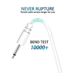 Bicmice 2.7Ft USB DC Charging Cable 2.5mm DC Charger Cord Fast Charging Replacement Cable - 2 Pack