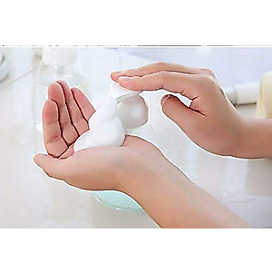 Yesland 12 Pack Clear Foaming Soap Dispenser with White Pump, 8.5 oz Pump Bottles, Plastic Press Bottles/Foam Liquid Hand Soap Containers for Kitchen and Bathroom