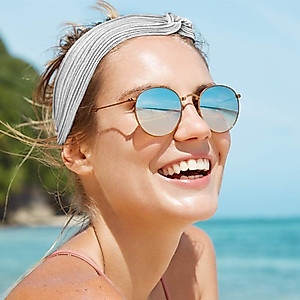 Hisight 3 Pcs Fashion Wrinkle Elasticity Metallic Big Bowknot Baby Headband Hair Bow Band Accessories Headwear Women and Girls Headband, Fashion Design