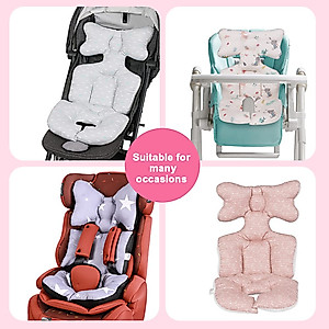 SEADEAR Winter Warm Stroller Seat Liners Baby Seat Pad Liner For Stroller Soft And Breathable Car High Chair Cushion Universal Baby Stroller Cushion