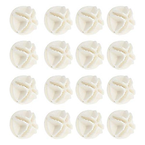 Cabilock 20pcs White Wire Cube Plastic Connectors for Modular Storage Organizer Closet and Wire Shelving Closet Clasp Buckle Clip Buttons