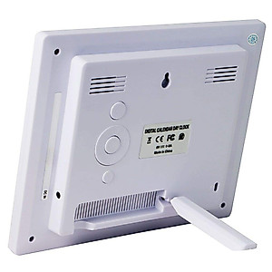 TMC [Newest 8 Inch Digital Day Clock for Seniors - Large Clock with Day Date for Elderly with Large Number,12 Alarm Options for Dementia, Alzheimer