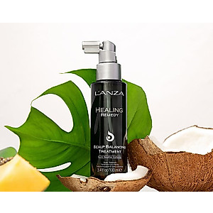 L'ANZA Healing Remedy Scalp Balancing Leave-in Treatment, Restores, Revives, and Nourish Hair & Scalp, Promotes Healthier Hair Growth, Thickness and Density (3.4 Fl Oz)