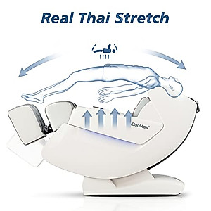 iBooMas Massage Chair, Zero Gravity SL Track Massage Chairs Full Body with Auto Body Scan | Space Saving | Yoga Stretch | Negative Oxygen Ions | USB Port | Speaker-Completely Assembled(R8601)