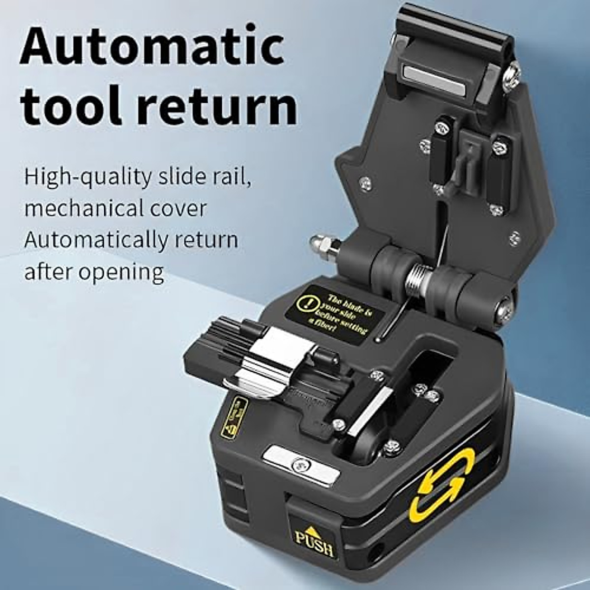 Optical Fiber Cleaver High Precision Stripping Cutter Tools with 16 Cleaving Spots