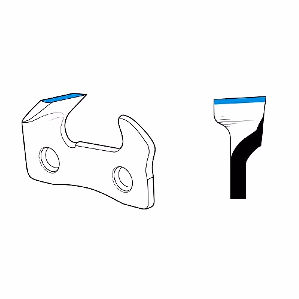 Oregon 16-inch PowerSharp Starter Kit with Bar, Sharpener, and 55 Drive Link PowerSharp Chain, 3/8" Low Profile, 050" Gauge, Portable Sharpening Tool for Chainsaws (541655)