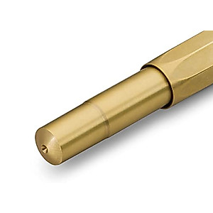 Kaweco Sport Fountain Pen, Spring Strength, Medium, Brass