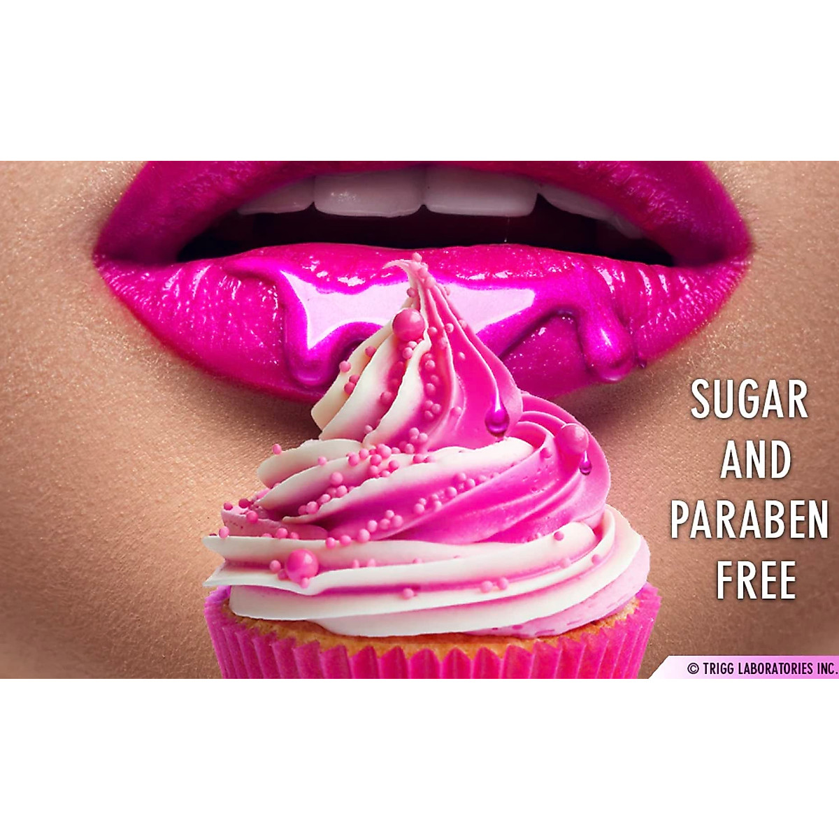 Turn On Cupcake Flavored Sex Lube 8 Ounce Premium Personal Lubricant - Long Lasting, Condom Safe, Vegan, Ph Balanced, Hypoallergenic & Paraben Free, Gel Lube for Men, Women, & Couples