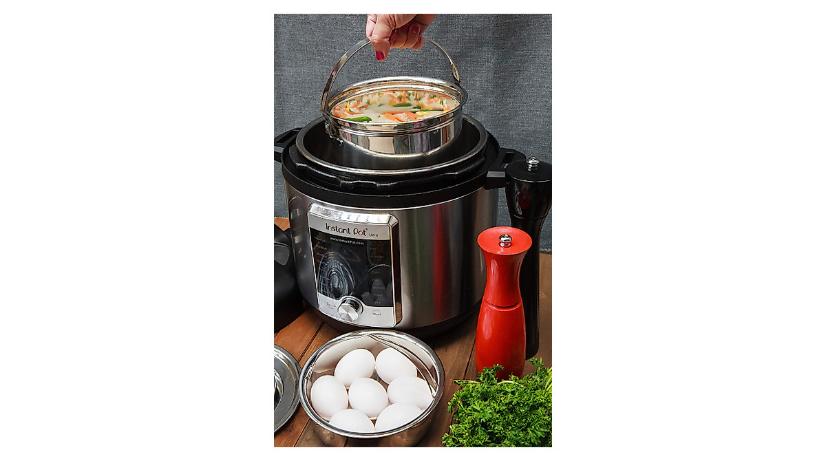 Hatrigo Stackable Steamer Insert for Instant Pot & Ninja Foodi