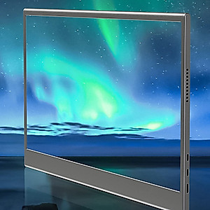 DFZ Portable USB Monitor- 15.6 Inch Full HD, IPS, USB Type-C for Laptop/Tablet
