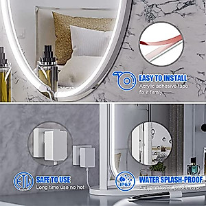 MY BEAUTY LIGHT LED Vanity Lights, 6000K Dimmable Daylight White Vanity Mirror Lights, 6.56FT Bright Makeup Light, ELT Approval 24V Stick on Lights for Bathroom Mirror, Full Length Mirror, Wall Mirror