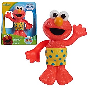 Sesame Street Swim and Splash 7-inch Elmo Wind Up Bath and Pool Toy, Kids Toys for Ages 2 Up by Just Play