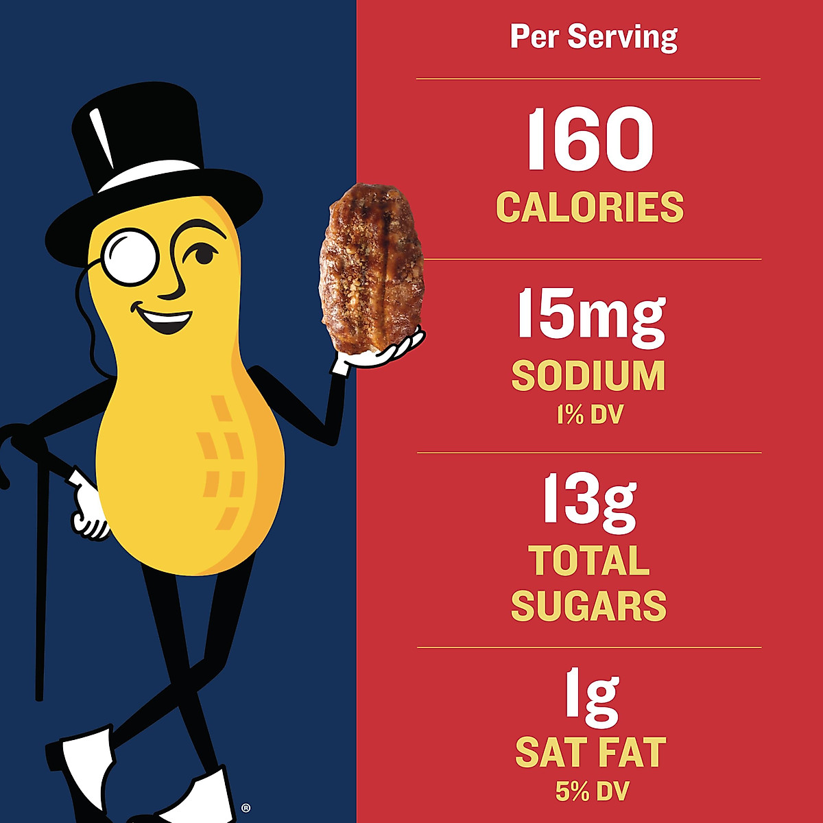 Planters Limited Edition Kettle Cooked Butter Cinnamon Pecans, 5.5 oz Bag