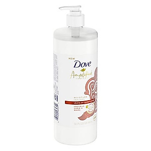 Dove Leave-in Conditioner with Jojoba for Coils, Curls and Waves Moisture Amplifying Hair Conditioner Blend 33. 8 oz