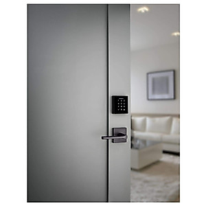 Kwikset 99540-001 Obsidian Keyless Entry Door Lock Z-Wave Plus Electronic Touchscreen Deadbolt, Satin Nickel