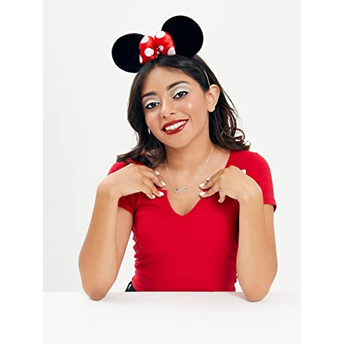 Disney Mickey Mouse Two Tone Infinity Personalized Name Custom Nameplate 18", Officially Licensed