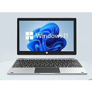 FCHJJ Jumper 10.1 inch ezpad 8 2in1 Tablet pc 4GB DDR4 64GB SSD Windows 11 Intel Celeron 3350 Ultrabook Laptop HDMI Bluetooth USB 3.0 Include Docking Keyboard, ezbook S5 Go