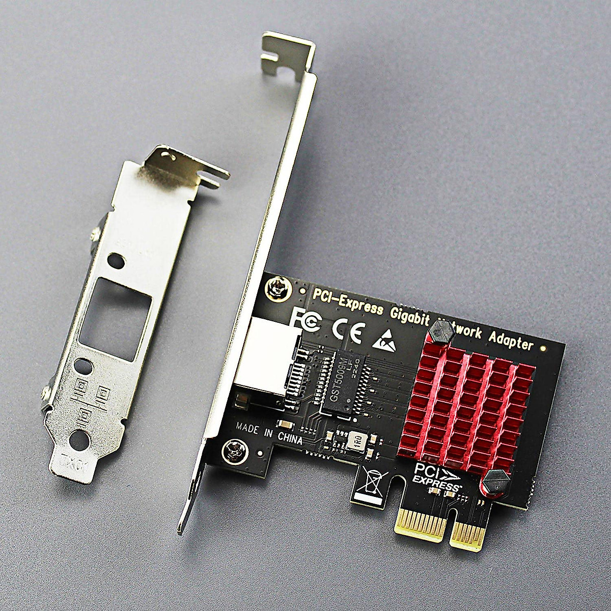 GLOTRENDS LE8111H Gigabit PCIe Ethernet Network Card, RTL8111H Chip, RJ45 LAN Port, PCIe X1 Installation