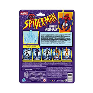Spider-Man Marvel Legends Series 6-inch Ben Reilly Action Figure Toy, Includes 5 Accessories: 4 Alternate Hands, 1 Web Line FX
