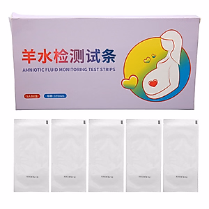 5pcs Amniotic Fluid Test Strips, Maternity Home Self Inspection PH Test Strips (Hygiene Pad Style) - High Sensitivity, Independent Packaging