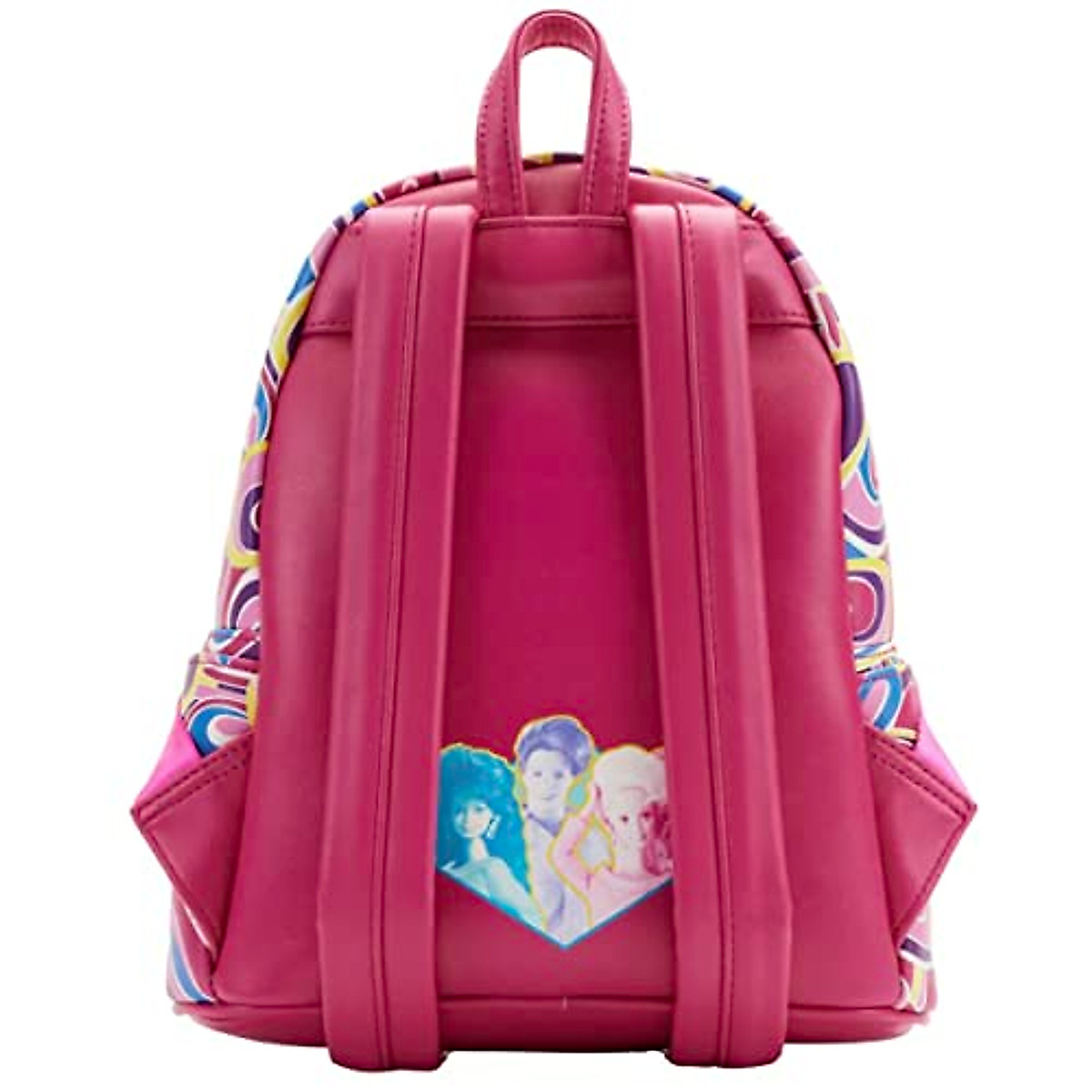 Loungefly Barbie Totally Hair 30th Anniversary Womens Double Strap Shoulder Bag Purse