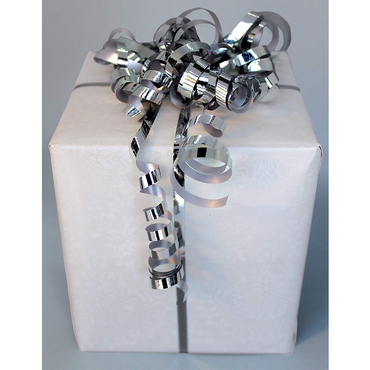 Curling Ribbon Christmas Holiday Gift Ribbons Xmas Set 3 Rolls Red Green Silver Curly Thin Metallic Holidays Gifts Wrapping & Decoration