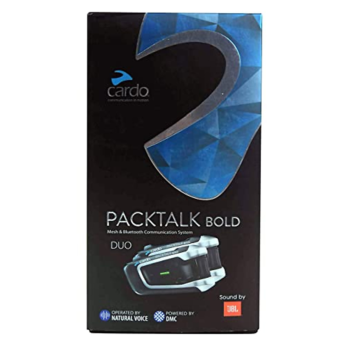 CARDO PTB00101 JBL PACKTALK BOLD DUO Sound by JBL HEADSET 2-PACK, PTB00101 Motorcycle Bluetooth Communications System Sound by JBL DUO PACK, PTB00101