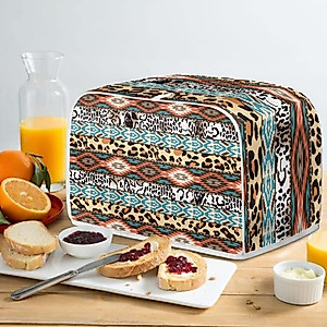 Doojoayie Sunflowers and Daisies 4 Slice Toaster Cover Appliance Cover Microwave Toaster Oven Cover for Kitchen/Keep Toaster Free From Dust And Fingerprint