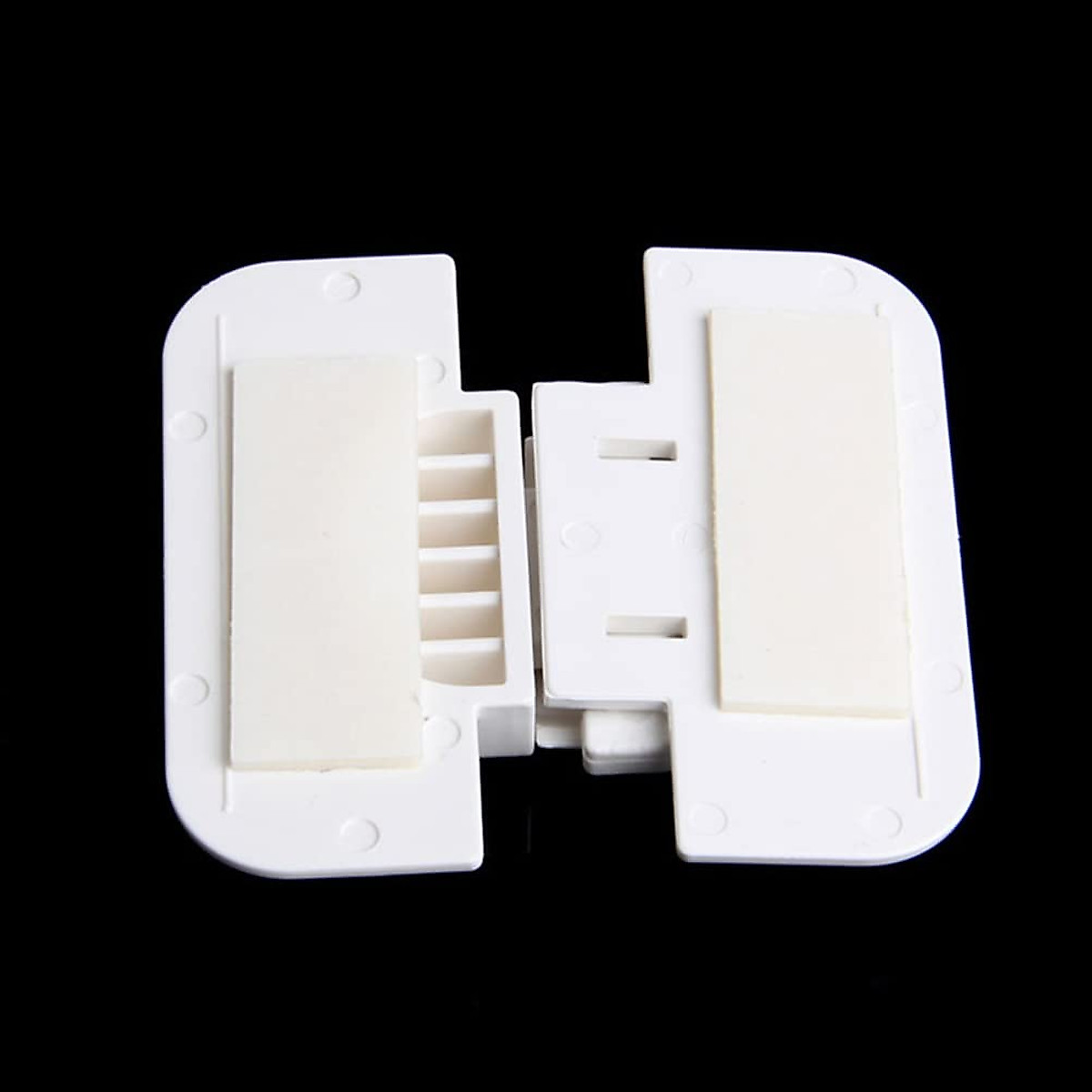 DOITOOL Refrigerator Latch Refrigerator Lock Fridge Freezer Door Lock Latch Catch to Keep Door Closed, No Tools Required and Easy Installation Refrigerators with Damaged Sealing Strips