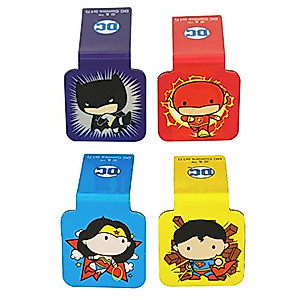 Ata-Boy DC Comics Justice League Chibi Set of 4 1" Magnetic Page-Top Bookmarks